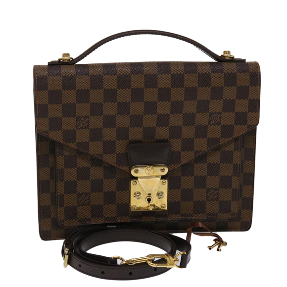Louis Vuitton | Bags | Louis Vuitton Damier Ebene Monceau 28 Hand Bag ...